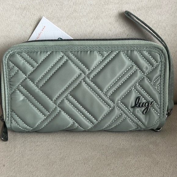 lug | Bags | Copy Copy Nwt Lug Splits Xl Wristlet Rfid Wallet In Sage ...